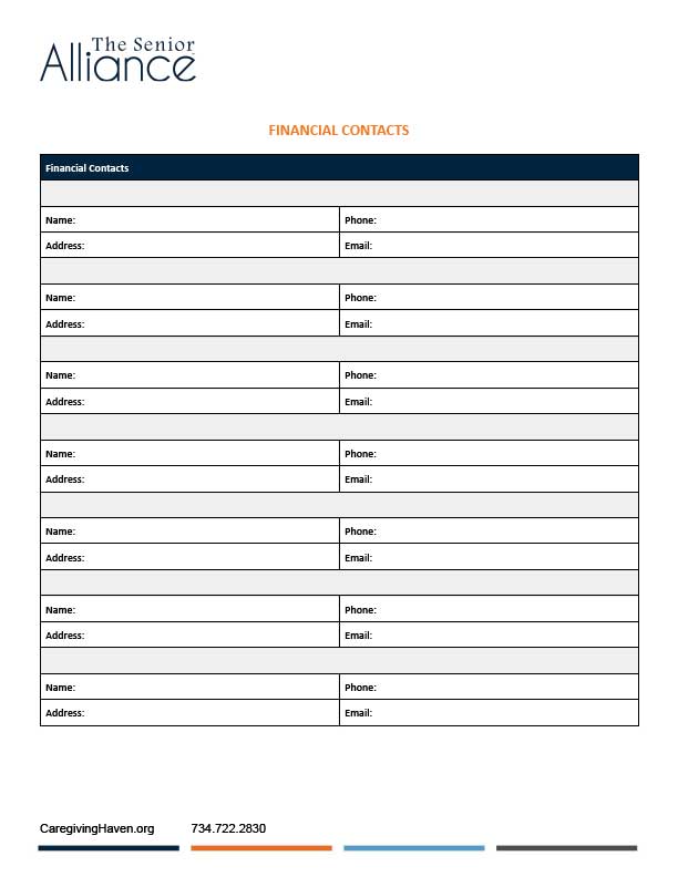 Caregiver Binder - The Senior Alliance