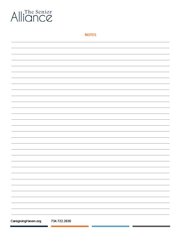 Caregiver Binder - The Senior Alliance