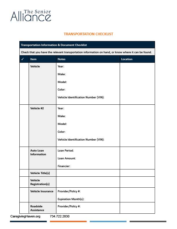 Caregiver Binder - The Senior Alliance