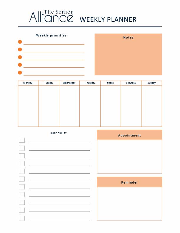 Caregiver Binder - The Senior Alliance